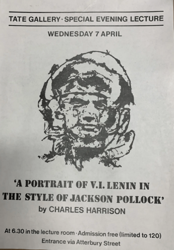 Portrait of V.I. Lenin in the Style of Jackson Pollock - Red Krayola Wiki